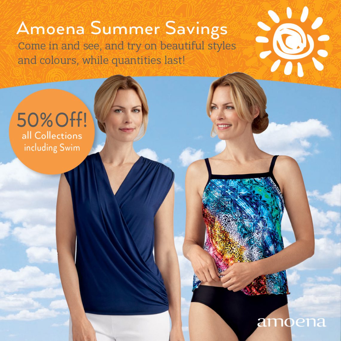 Amoena Summer Savings From August 16th to 31st - Fit Essentials