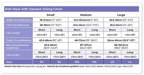 Sigvaris 842 Soft Opaque 20-30 mmHg Compression Knee High, 7 Colors ...